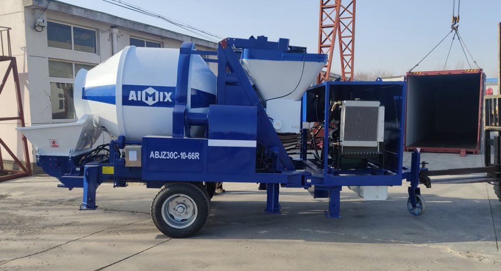 Mesin Pengaduk Beton dengan Pompa - Stok Tersedia di Indonesia - Harga ...