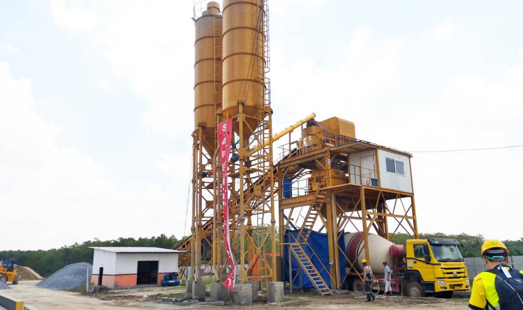 Ready Mix Concrete Plant For Sale -25-240m3/h - Indonesia AIMIX