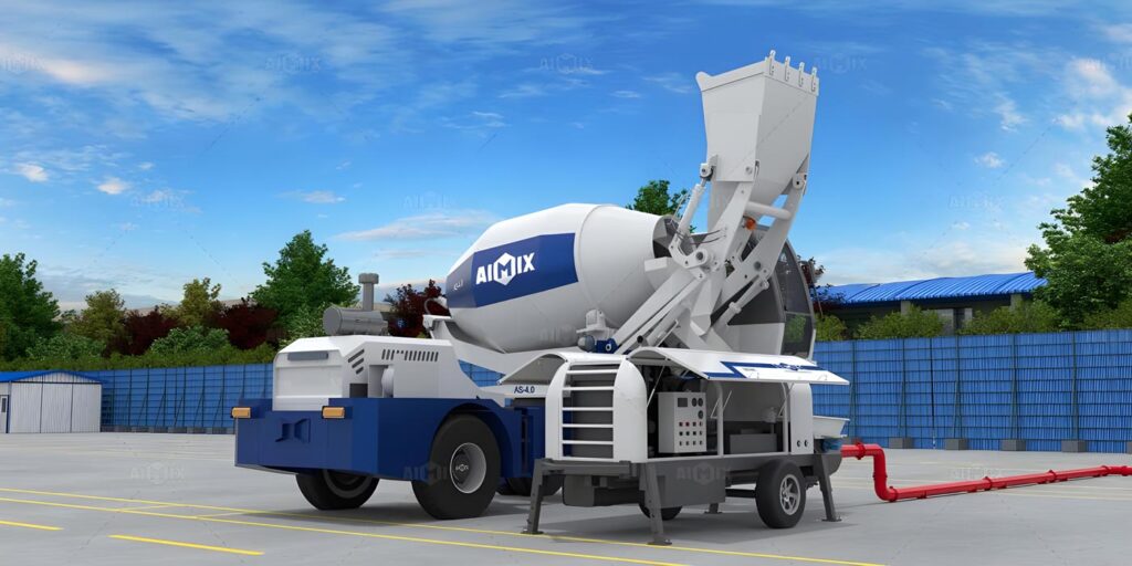 What Is A Self Loading Concrete Mixer? - Self Load, Mix, Discharge