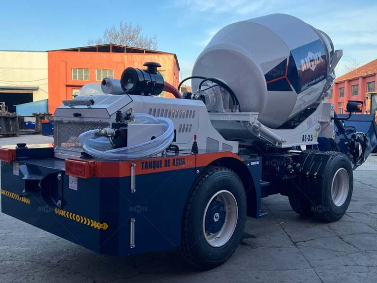 3.5cbm Self Loading Concrete Mixer in Mexico for House Building