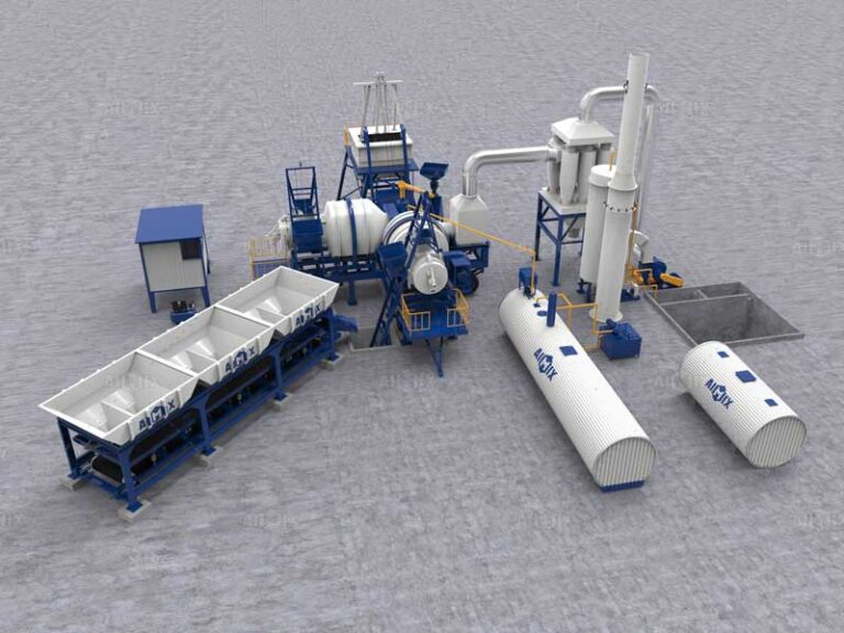Pabrik Pencampur Aspal - (10 - 400T/H) - Cerdas, Tahan Lama, Output Tinggi