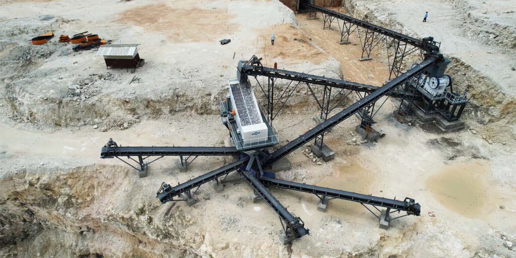 200t/h Stationary Limestone Crusher Plant in Tuban, Indonesia